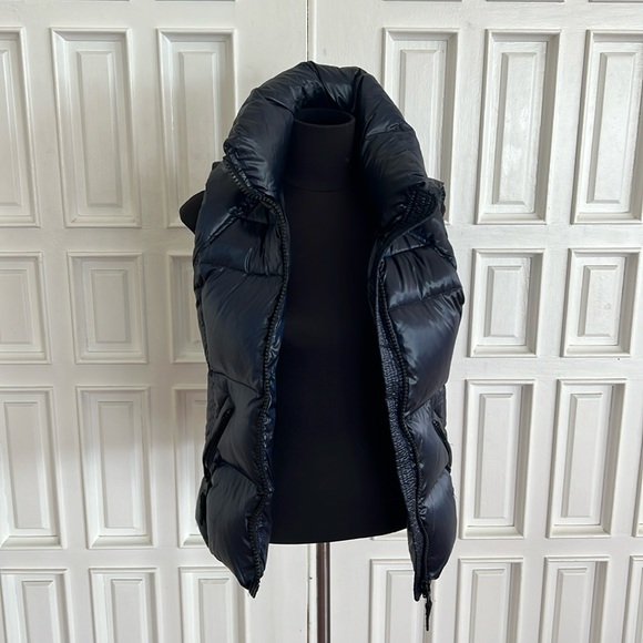SAM. | Jackets & Coats | Sam Navy Puffy Vest | Poshmark